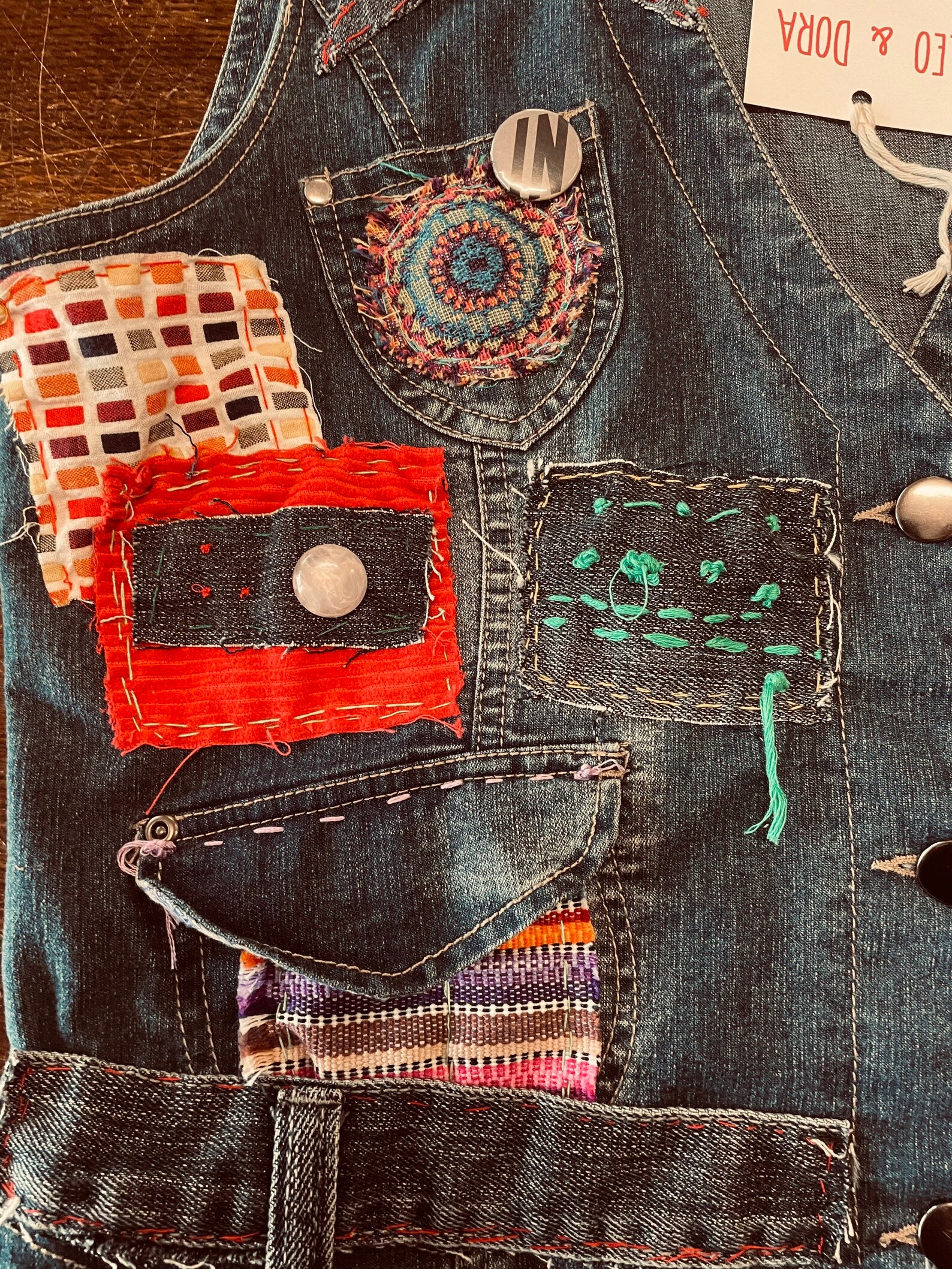 Upcycled Denim Vest - Etsy
