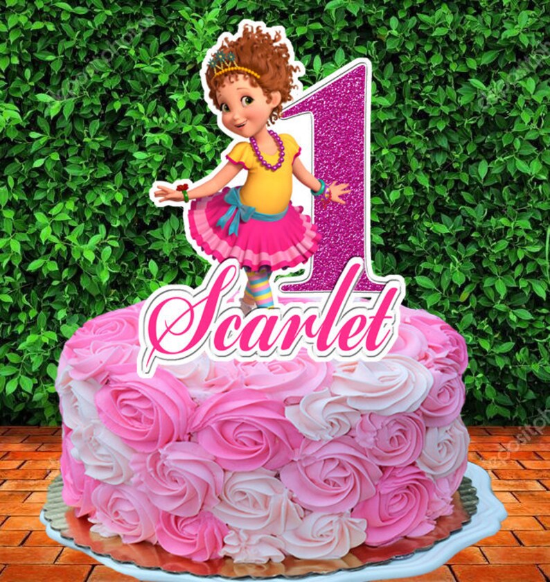 Fancy Nancy Cake Topper Personalizado Etsy