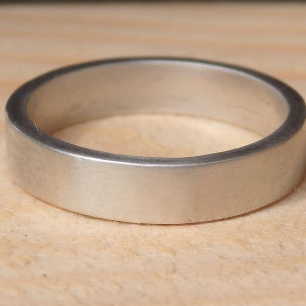 Satin Finish Ring - Etsy