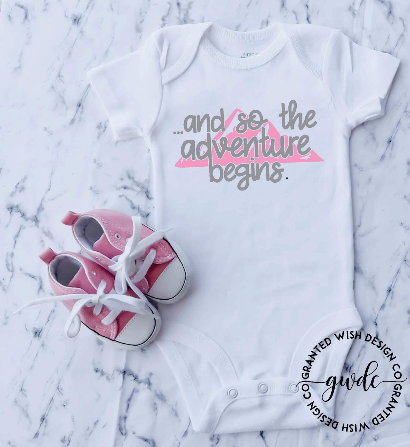 Adventure Begins New Baby Bdysuit Gift, Creepers for New Baby, Baby ...