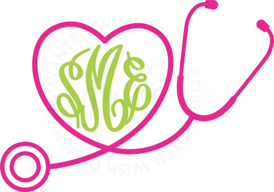 Nurse Monogram Decal, Nursing Decal, Nurse Decal, Nurse Sticker, Nurse ...