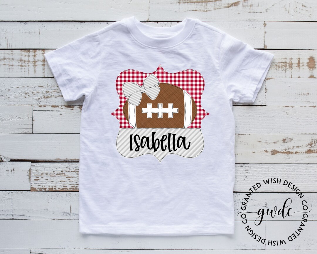 Girls Football Shirt, Football Shirt, Personalized Children's Football ...