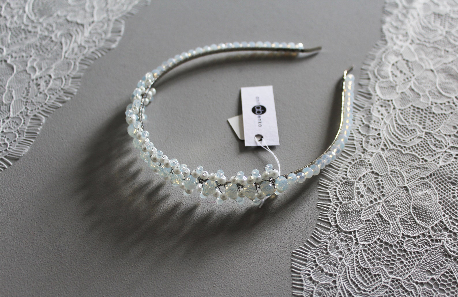 Bridal Hair Tiara, Wedding Tiara, Handmade Bridal Tiara, Powder Blue ...