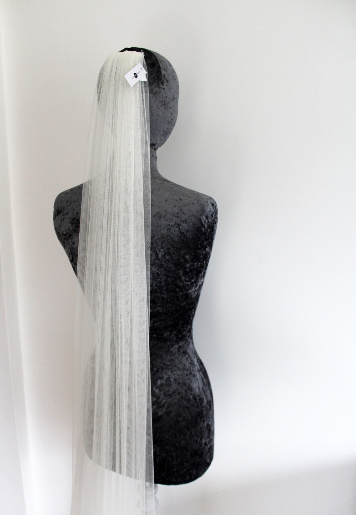 Ivory Long Wedding Veil Plain Ivory Veil Wedding Dress Veil - Etsy
