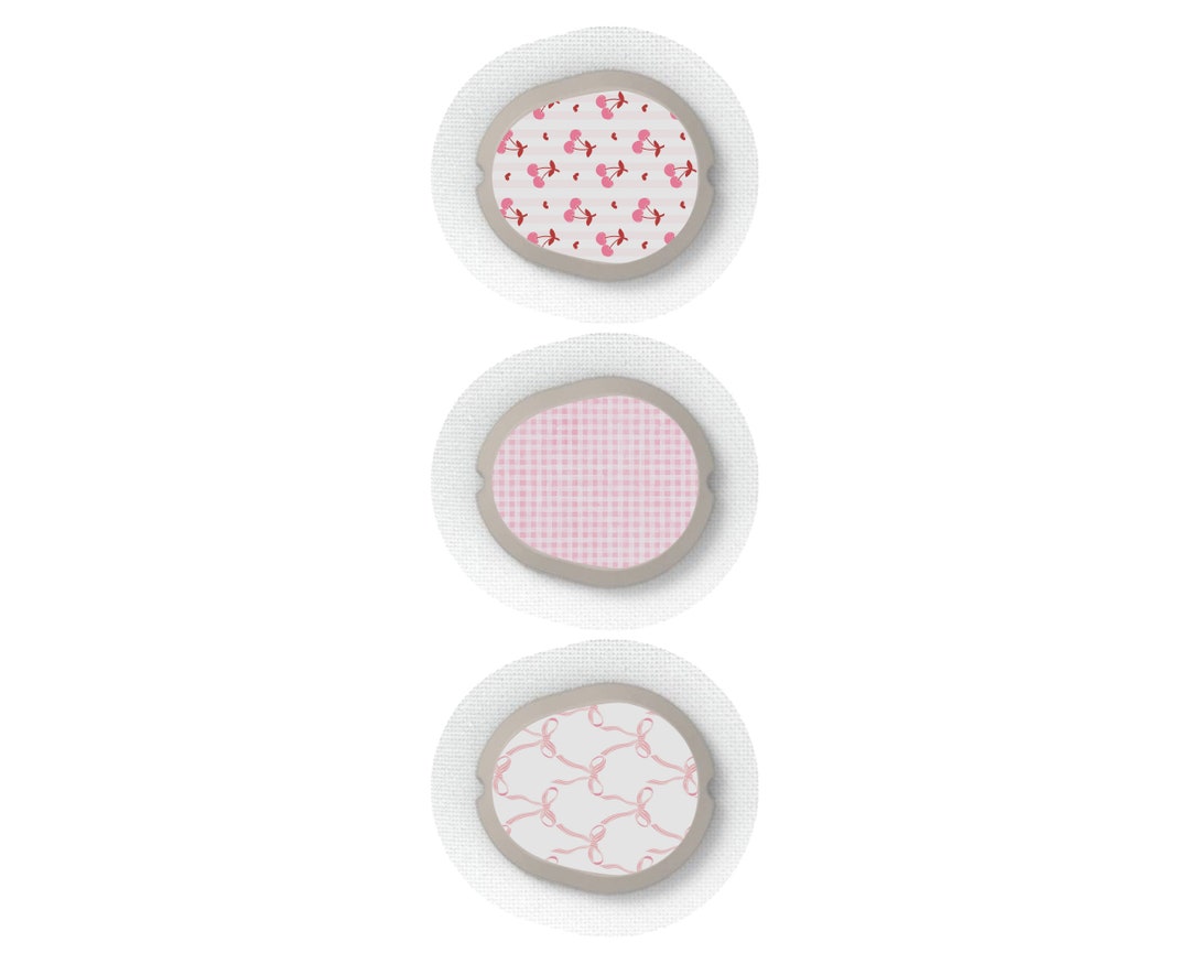 Pink Coquette Bows Dexcom Decal 3 Pack Diabetes G6 and G7 Transmitter ...