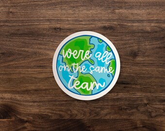 All on the Same Team - Etsy