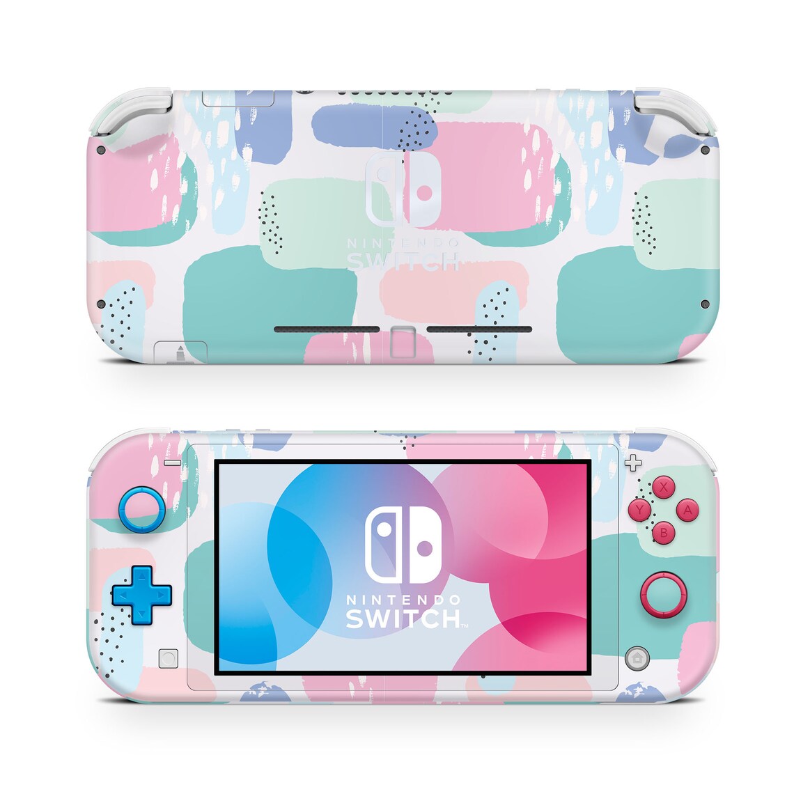 Nintendo Switch Lite Skin Decal Retro 90's Pastel Abstract - Etsy