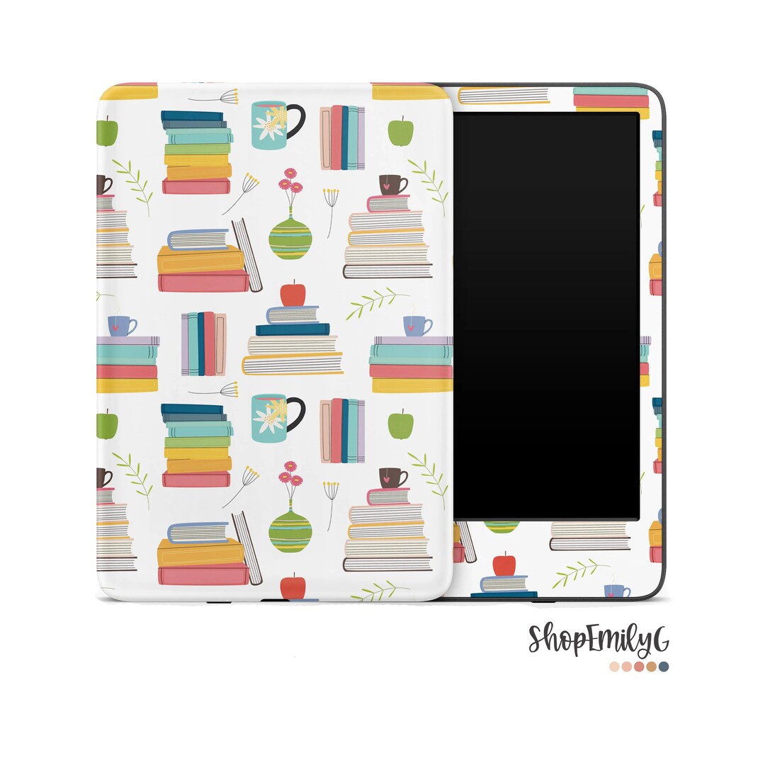 Books Kindle Skin Wrap for Amazon Fire, Paperwhite, Oasis, Scribe, Kobo ...