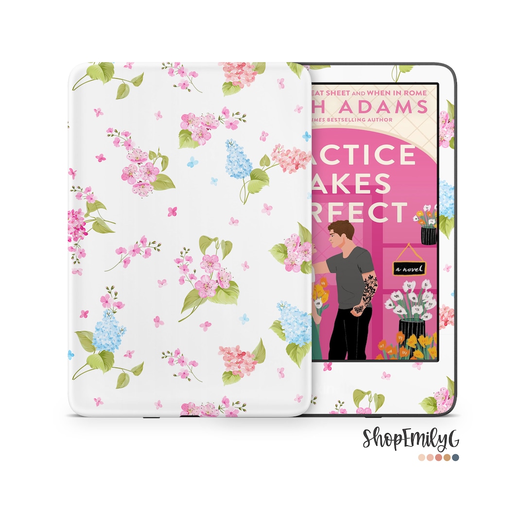 Hydrangea Kindle Skin | Aesthetic Wrap for Amazon Kindle Basic ...