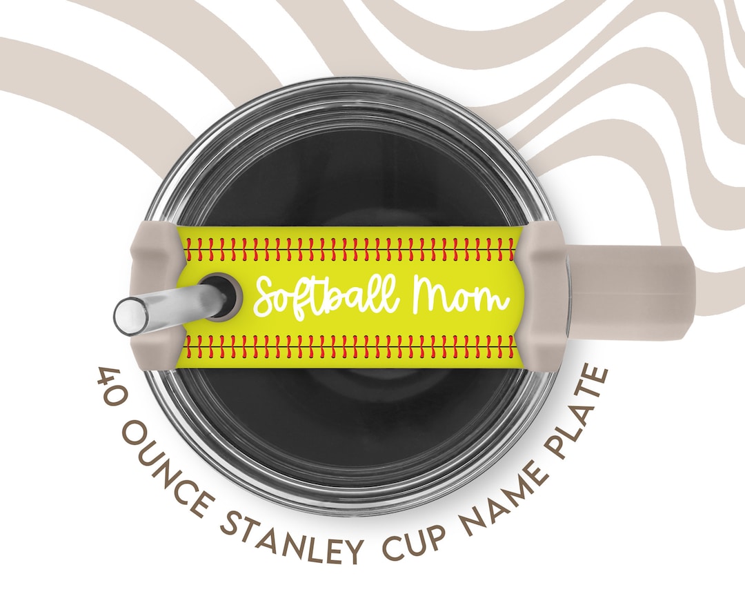 Sports Tumbler Cup Name Plate for Stanley Cup Name Tag for Tumbler ...