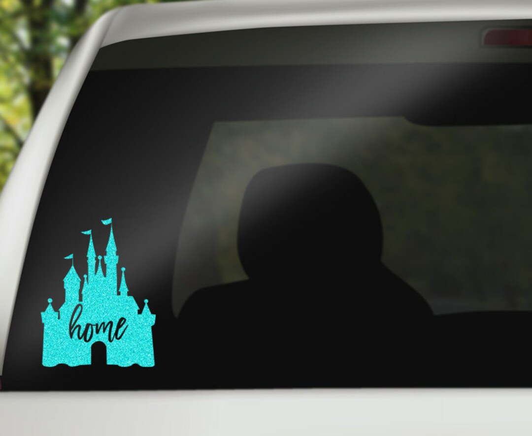Glitter Castle Home Car Window Decal Glitter Castle Sticker Glitter ...
