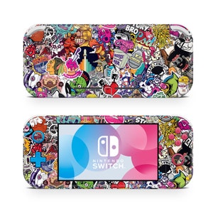 Nintendo Switch Lite Skin Decal Sticker Bomb - Etsy