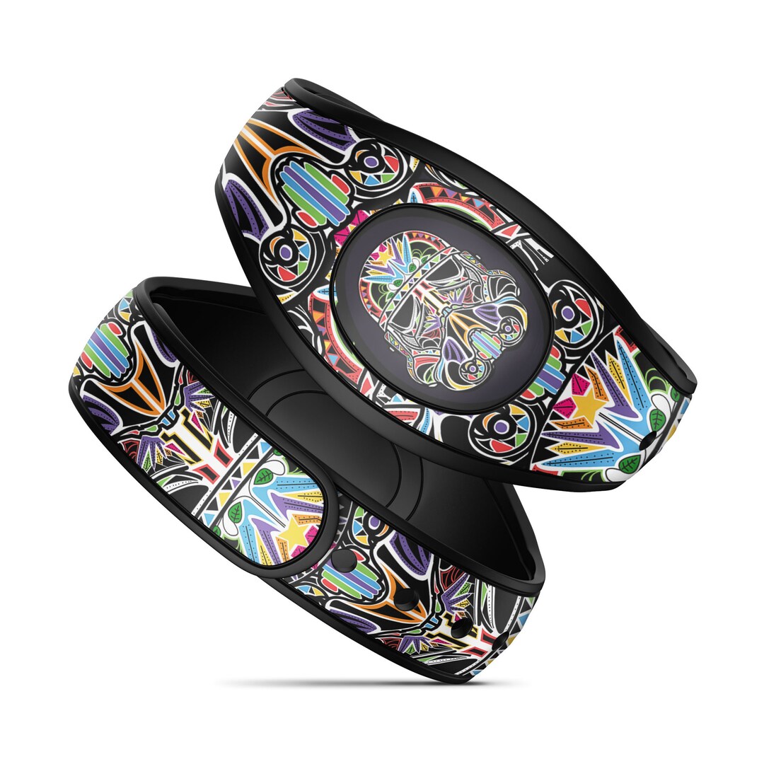 Day of the Dead Mash up Vinyl Decal Skin for Disney Magicband+ and ...