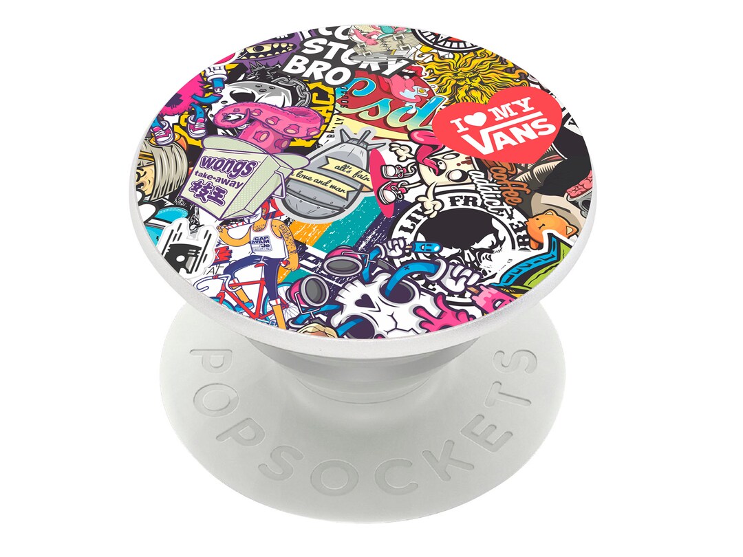 Sticker Bomb Custom Decal Skin for Popsocket Phone Grip Decal Sticker ...