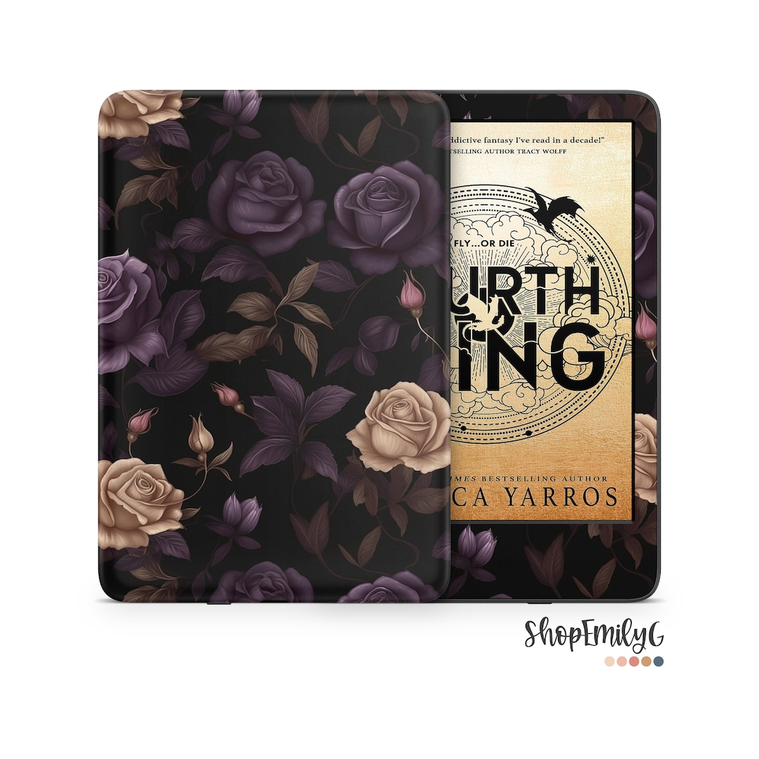Dark Romance Roses Kindle Skin Wrap for Amazon Fire, Paperwhite, Oasis ...
