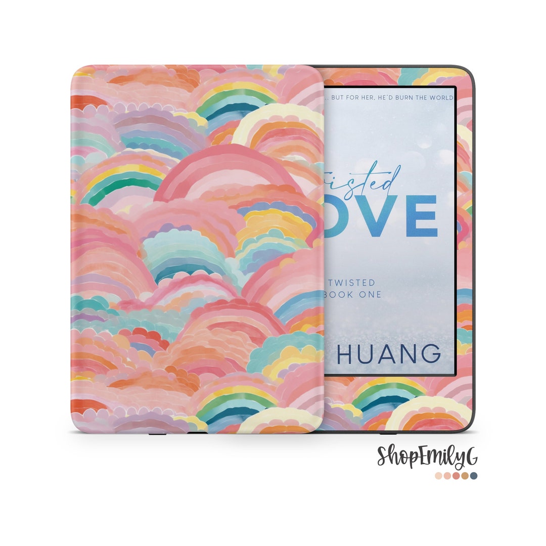 Watercolor Rainbows Decals Sticker Skin Vinyl Wrap for Kindle Basic ...