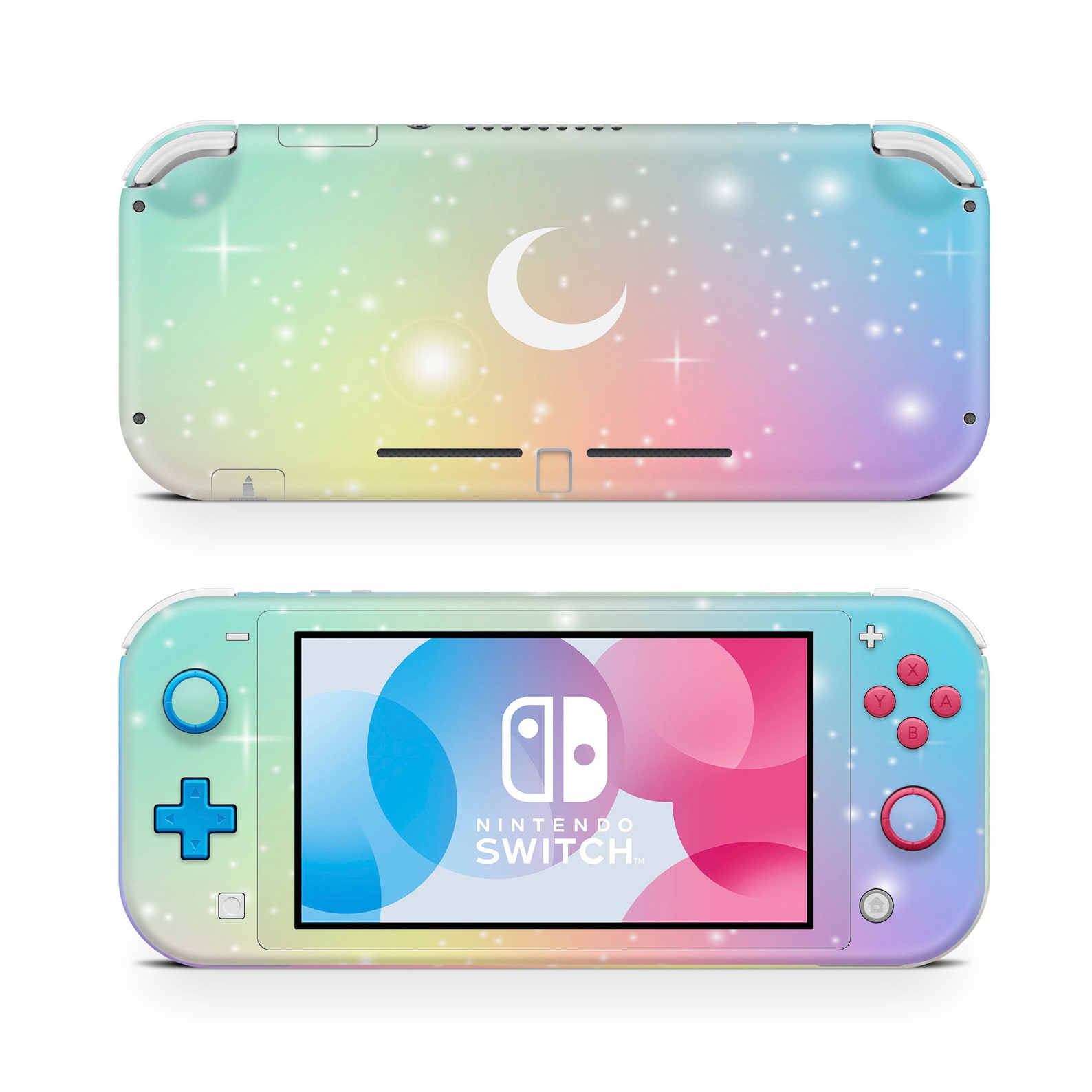 Nintendo Switch Lite Skin Decal Sticker Ombre Lunar Sky | Etsy