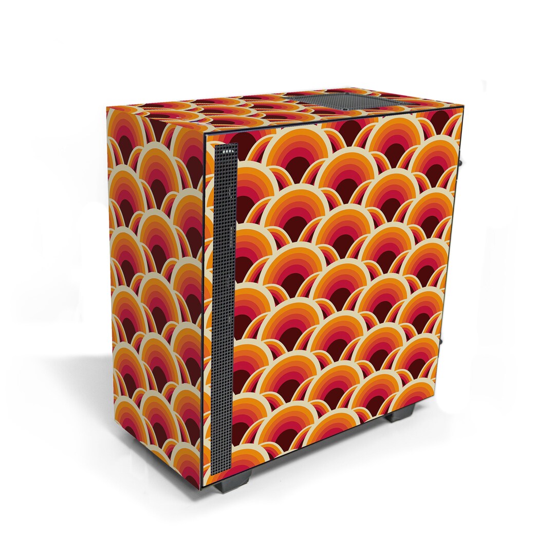Retro Sun NZXT H510 PC Case Skin | Custom Computer Case Skin Decal ...