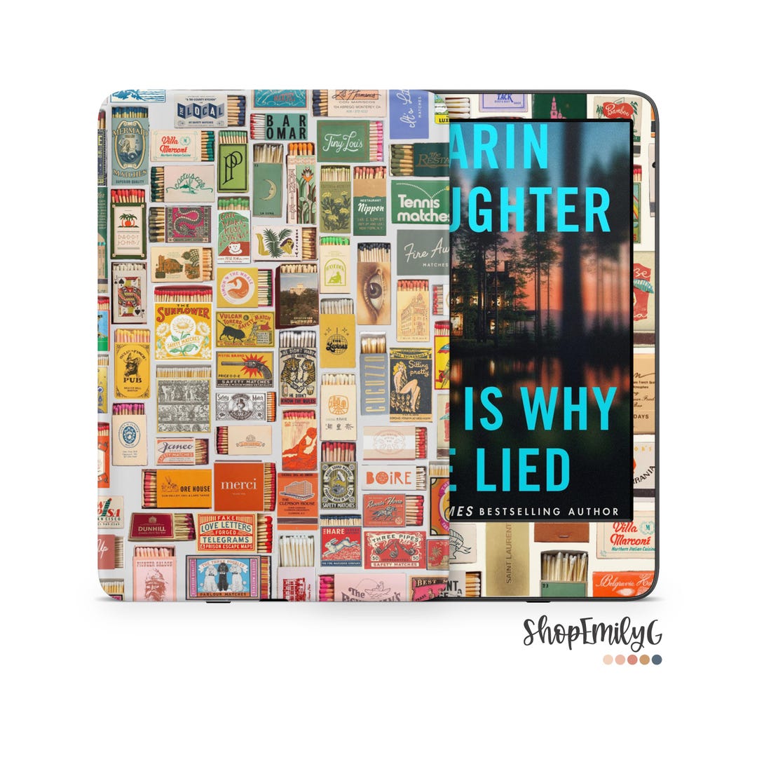Matchbox Collage Kindle Skin | Aesthetic Wrap for Amazon Kindle Basic ...