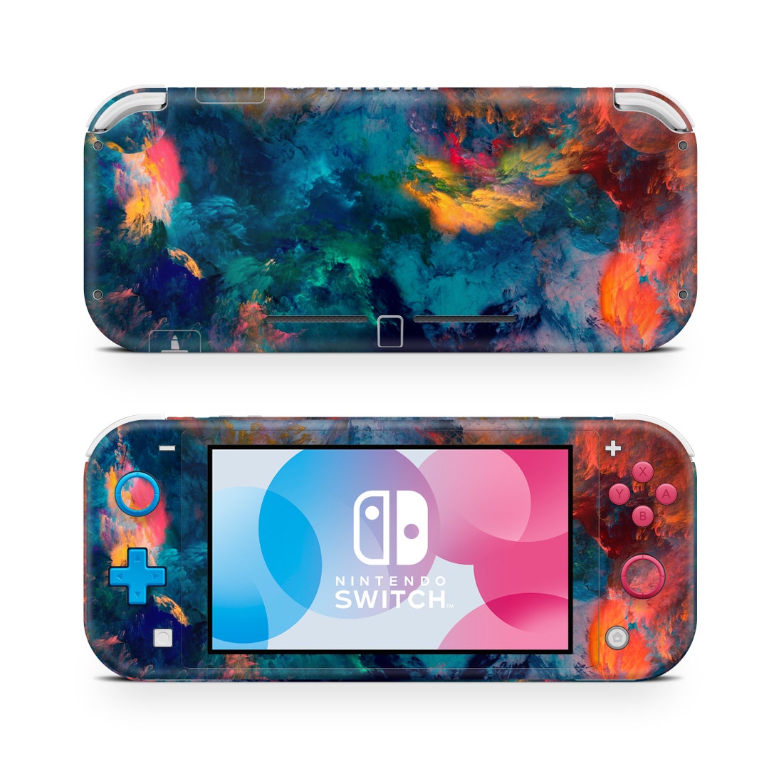 Nintendo Switch Lite Skin Decal Colorful Smoke Clouds - Etsy