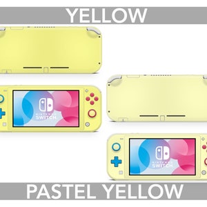 Cute Pastel Nintendo Switch LITE Skin Solid Color Pink, Robins Egg ...