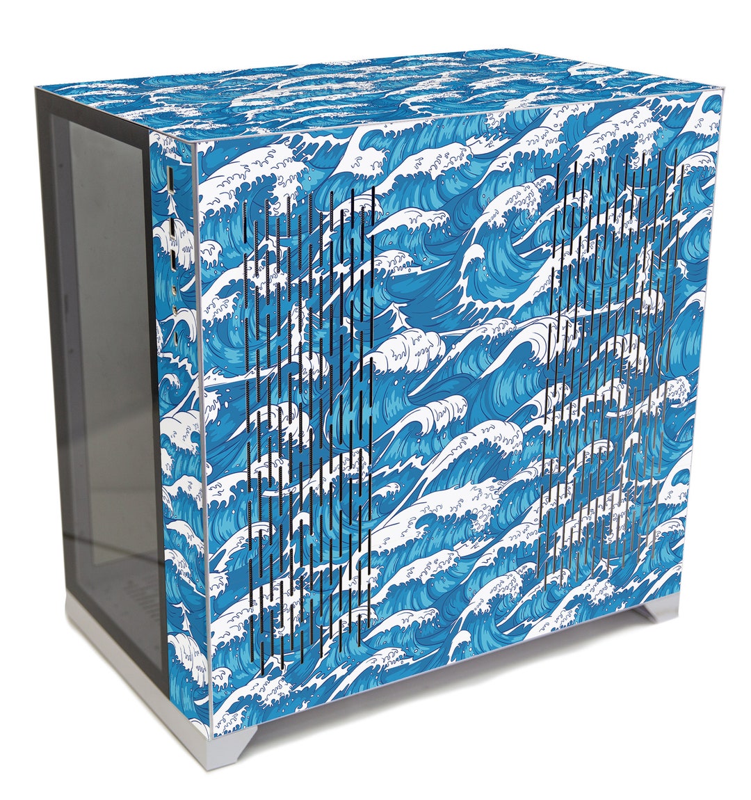 Waves Lian Li O11D PC Case Skin | Custom Computer Case Skin Decal ...