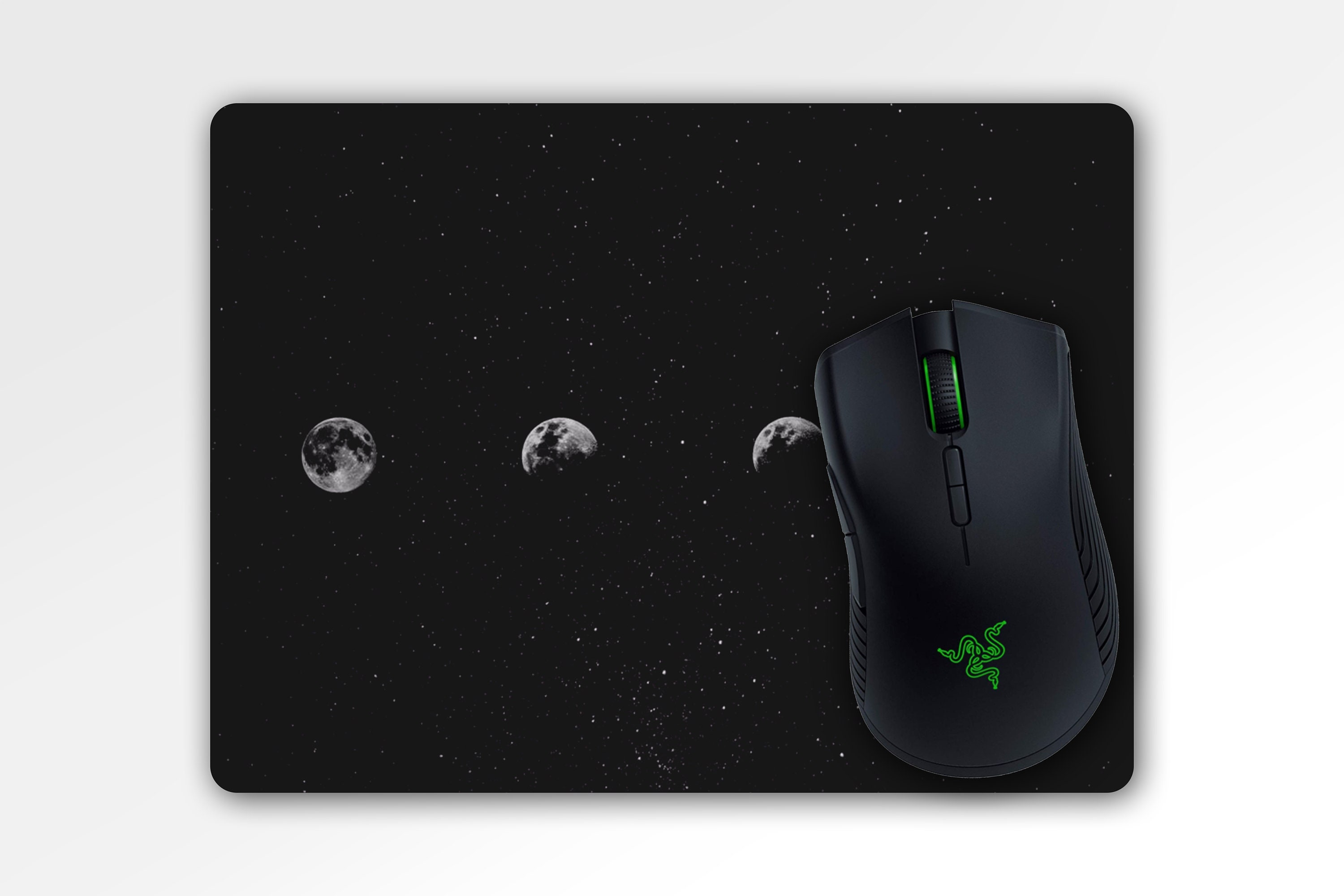 Custom Computer Mouse Pad // Moon Phases // High Quality - Etsy UK