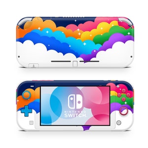 Nintendo Switch Lite Skin Decal Layered Bright Clouds - Etsy