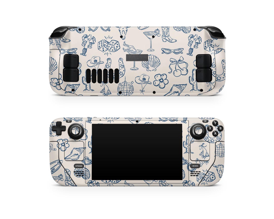 Coastal Cowgirl Steam Deck Vinyl Skin | Steam Deck Skin | Solid Color ...