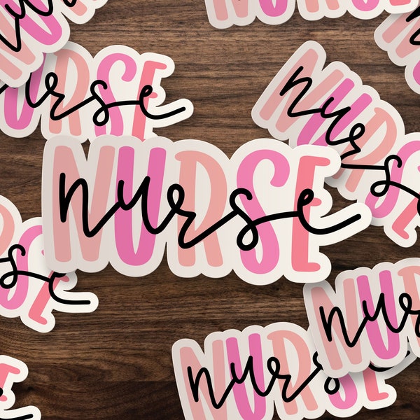 Nurse Vinyl Decal - Etsy