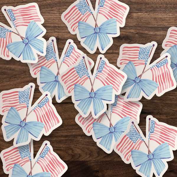 Preppy Bow Decal - Etsy