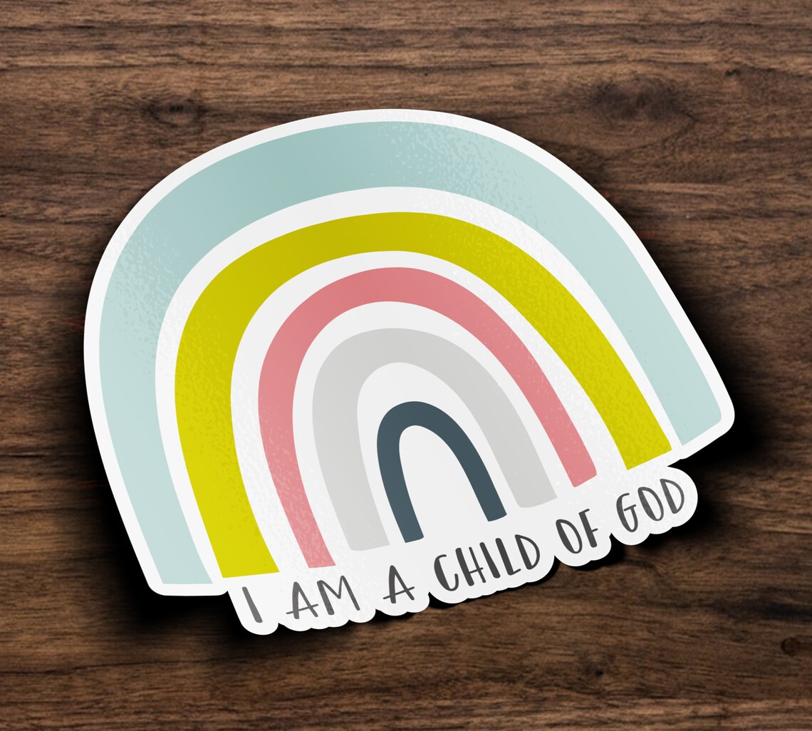 I Am A Child of God Sticker Christian Die-cut Window - Etsy