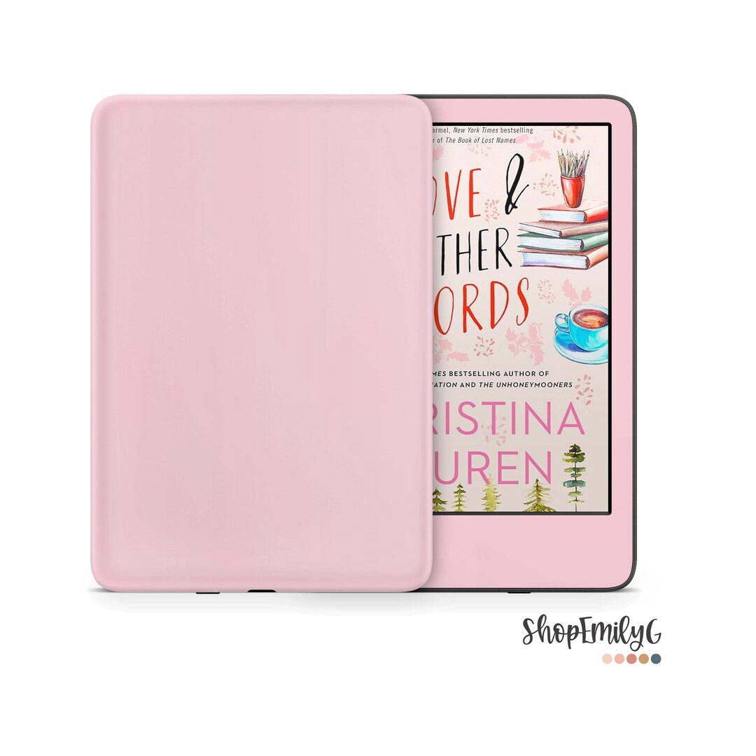 Pink Kindle Skin Aesthetic Wrap for Amazon Kindle Basic, Paperwhite ...
