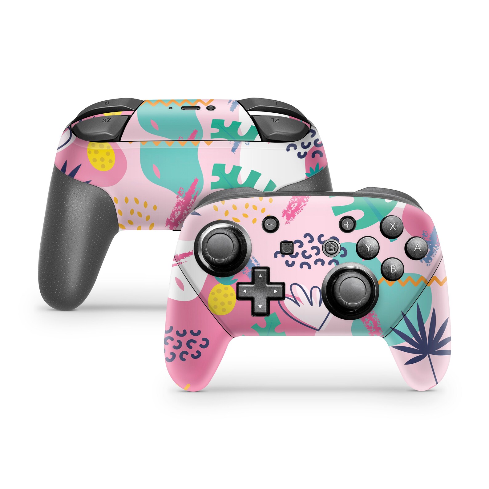 Nintendo Switch Pro Controller Skin // Pink Island Party Decal - Etsy