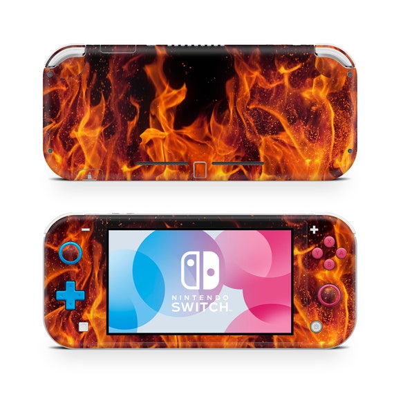 Nintendo Switch Lite Skin Decal Fire Flames