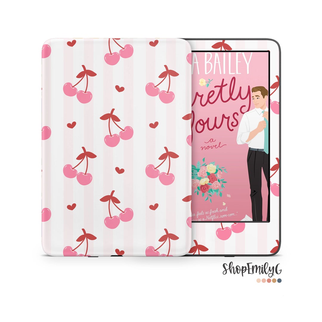 Coquette Cherries Kindle Skin Wrap for Amazon Fire, Paperwhite, Oasis, Scribe, Kobo, Colorsoft ...