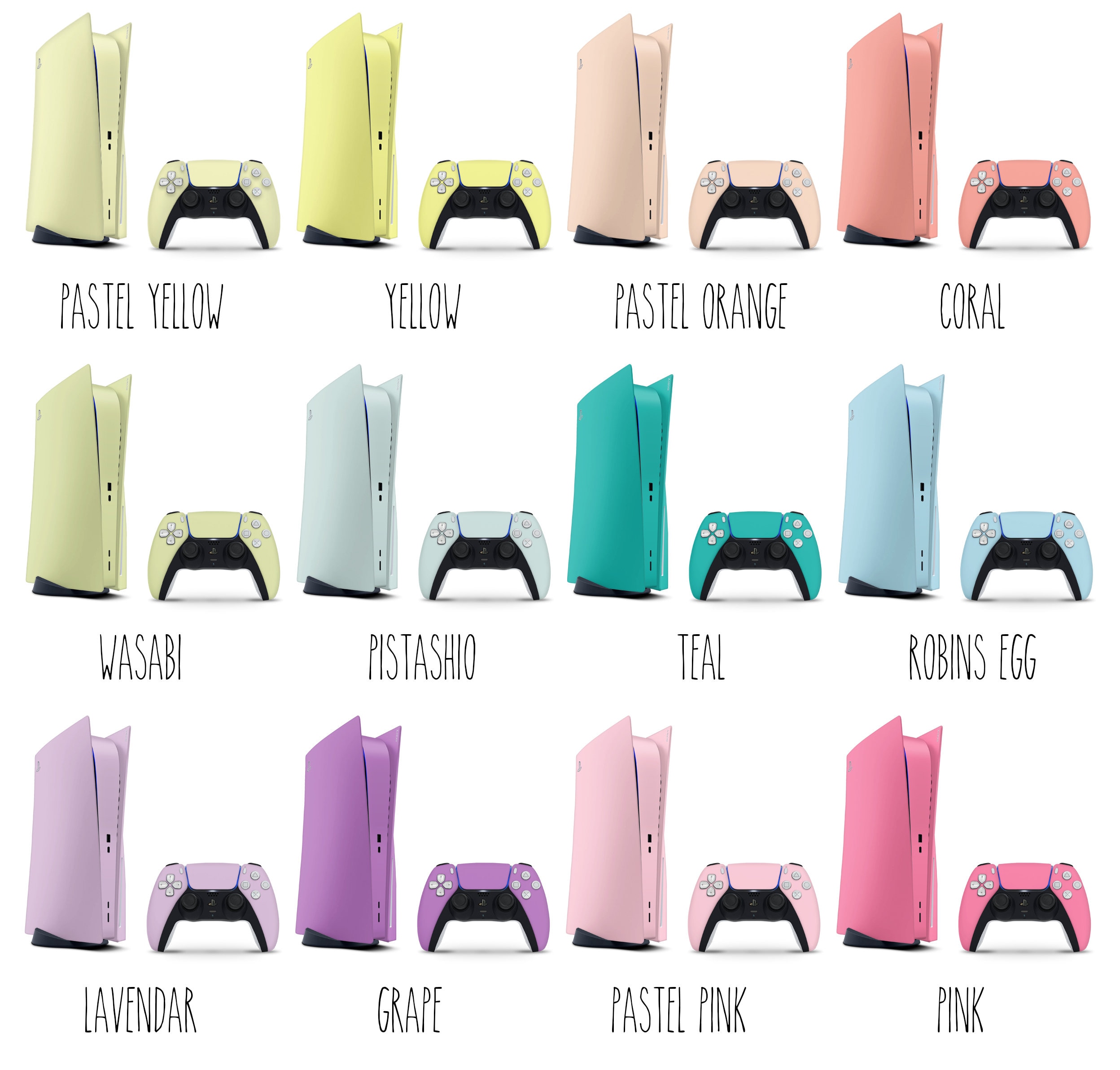 Playstation 5 Skin | Solid Color Pastel PS5 Skin | Best Selling Vinyl ...
