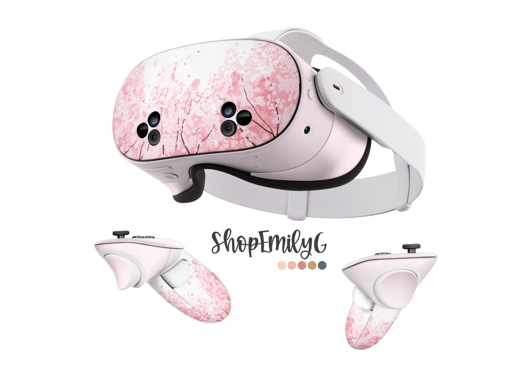 Cherry Blossom VR Headset Decal Wrap | Virtual Reality Headset Wrap for ...