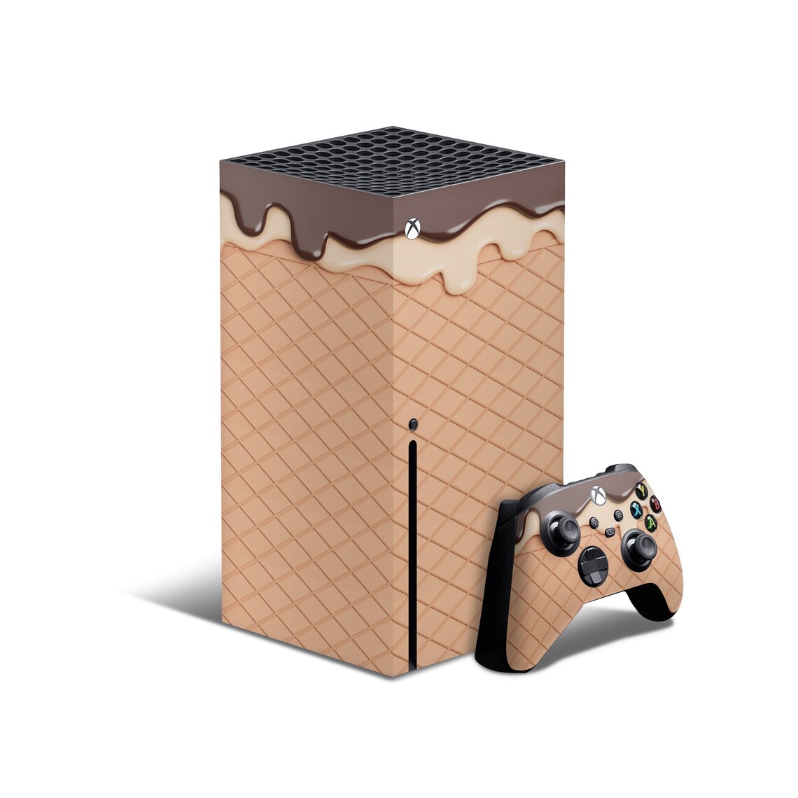Xbox Series X Skin // Chocolate Ice Cream Cone Design // Best - Etsy
