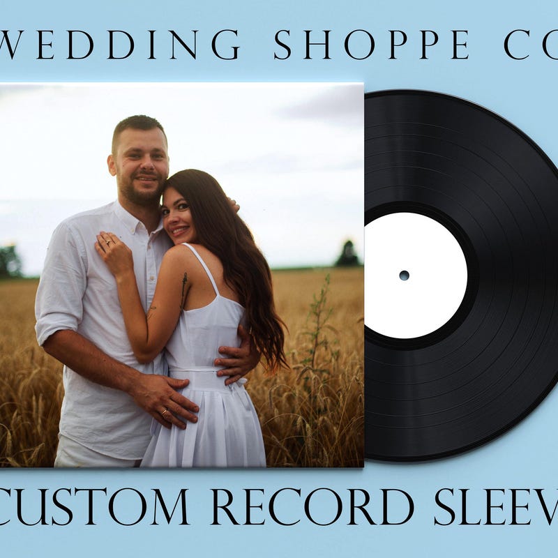 Custom Record Vinyl Jacket - Etsy