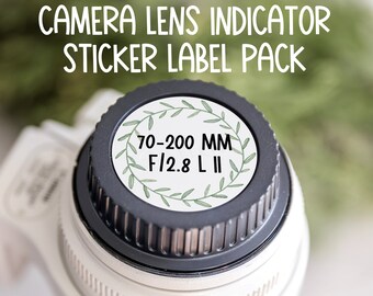 Camera Lens Label - Etsy