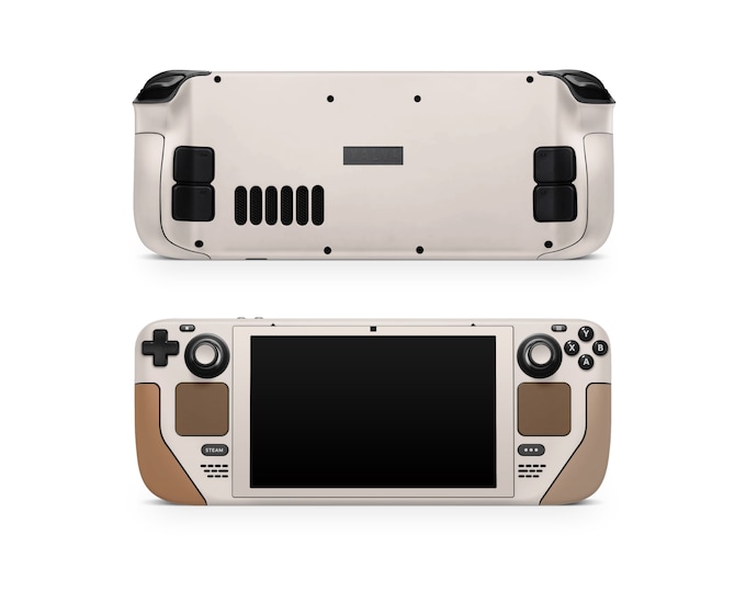 PS1 Inspired Steam Deck Skin, Classic Retro Gaming Grey Steamdeck Decal ...