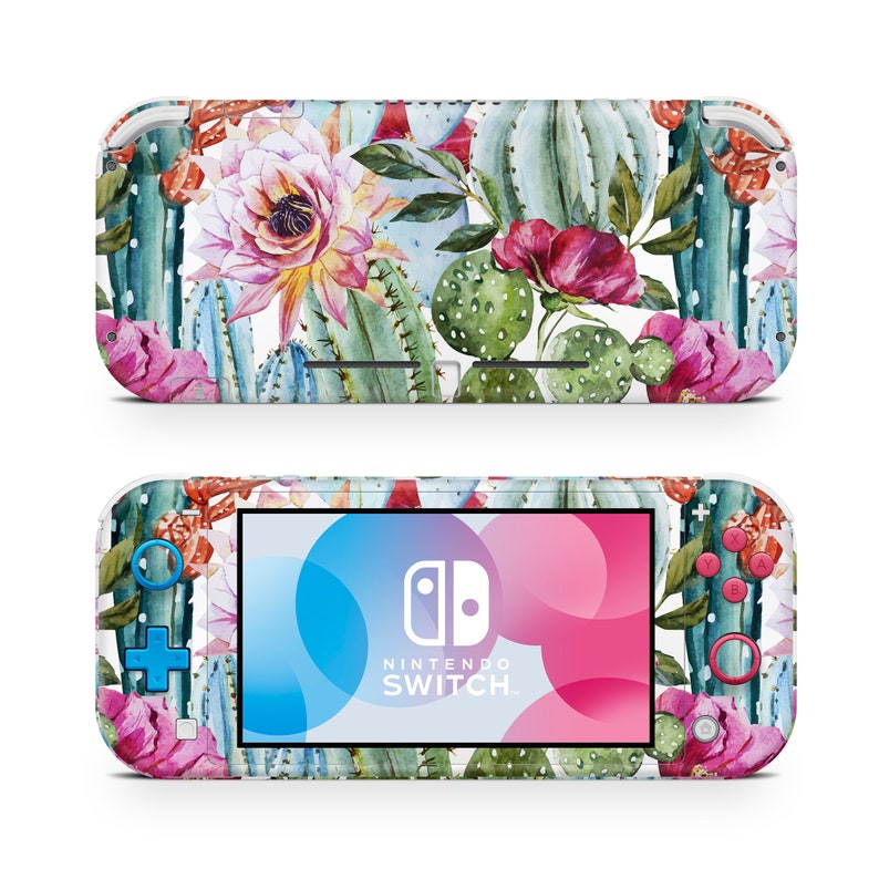 Nintendo Switch Lite Skin // Switch Decal // Watercolor Floral | Etsy