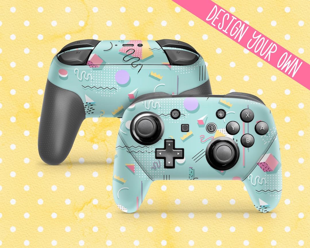 Design Your Own Custom Nintendo Switch Pro Controller Skin // Custom ...