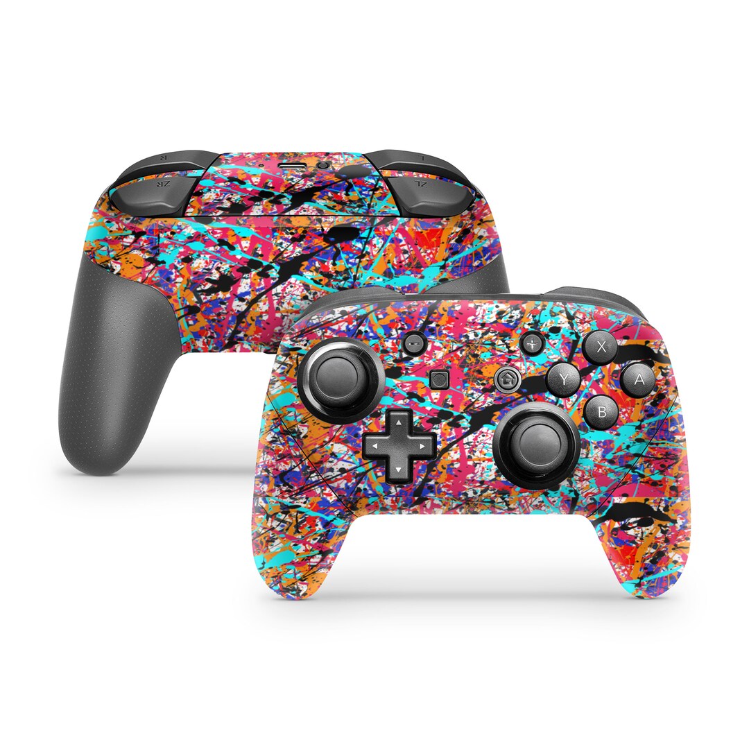 Nintendo Switch Pro Controller Skin // Splatter Paint Decal // - Etsy