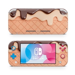 Melting Chocolate Ice Cream Cone Skin for Nintendo Switch Lite - Etsy