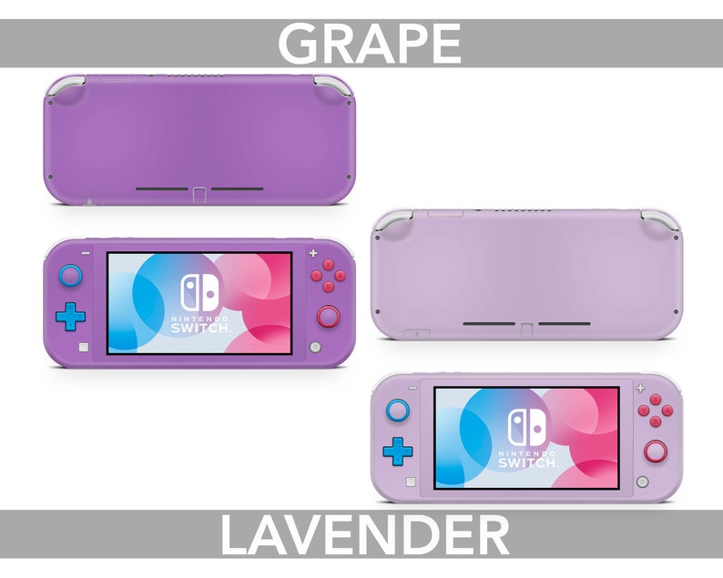 Cute Pastel Nintendo Switch LITE Skin Solid Color Pink Robins | Etsy