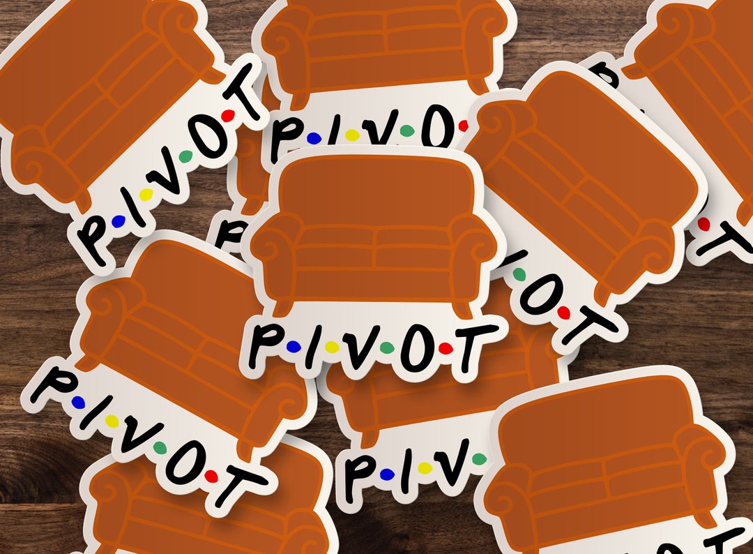 PIVOT Sticker, Best Friends Sticker, Laptop Sticker, Skateboard Sticker ...