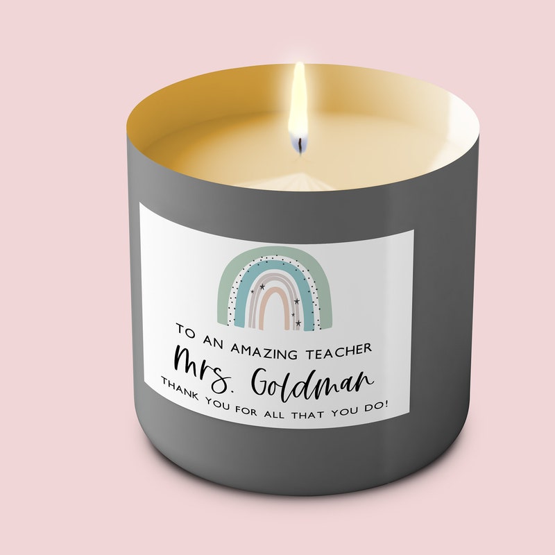 Teacher Candle - Etsy