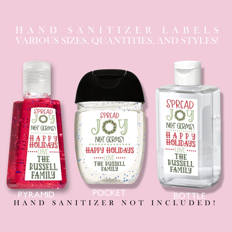 Hand Sanitizer Decal - Etsy